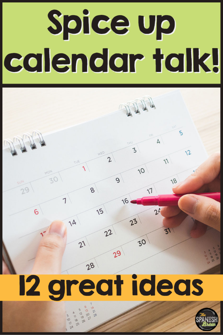 Spice up Calendar Talk! - The Spanish Brew