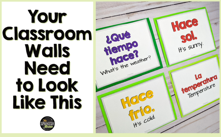 Your Classroom Walls Need to Look Like This - The Spanish Brew