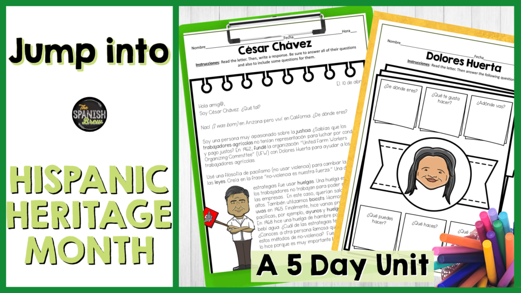 Jump into Hispanic Heritage with This 1 Week Unit - The Spanish Brew