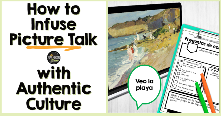 Secrets that will make you use Picture Talk activities - The Spanish Brew