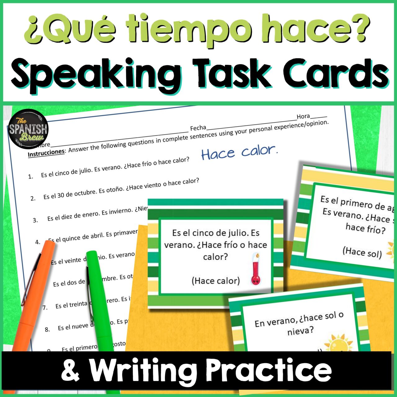 Tried These Fun Weather Activities in Your Spanish Class? - The Spanish ...