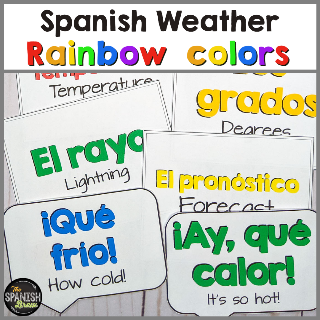 Tried These Fun Weather Activities in Your Spanish Class? - The Spanish ...