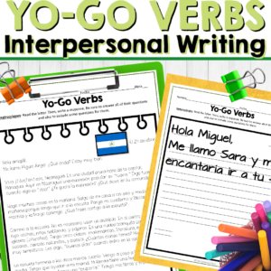 Teaching Spanish Yo-Go Verbs? Try Some New Activities! - The Spanish Brew