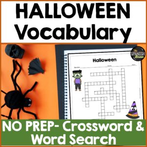 Teaching Spanish Halloween Vocabulary Words in Spanish Class - The ...