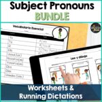 Practice Spanish Subject Pronouns with Fun Worksheets & Activities ...
