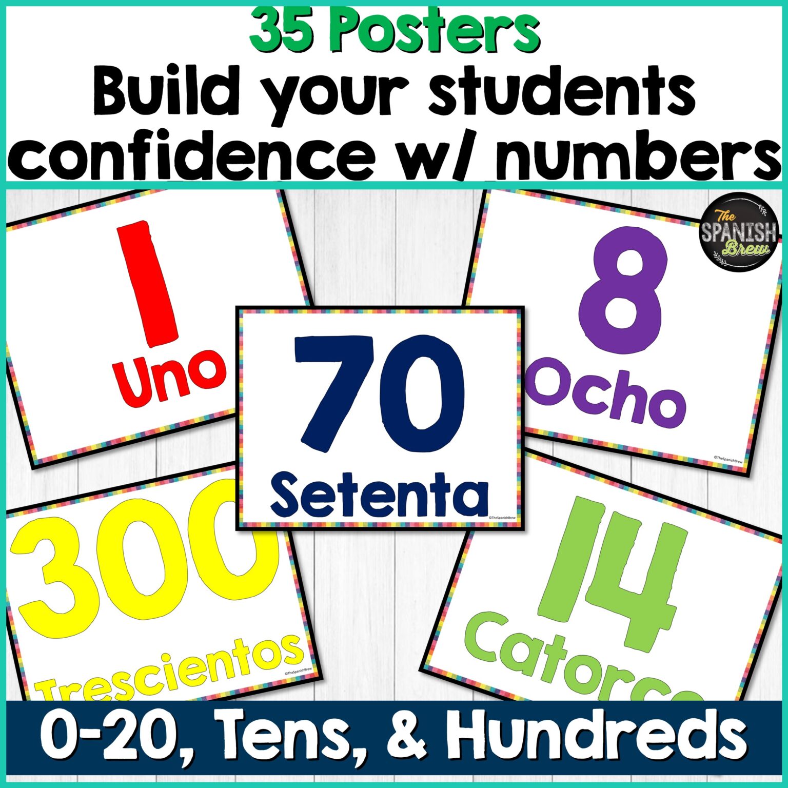 No-prep Activities to Teach Spanish Cardinal Numbers - The Spanish Brew