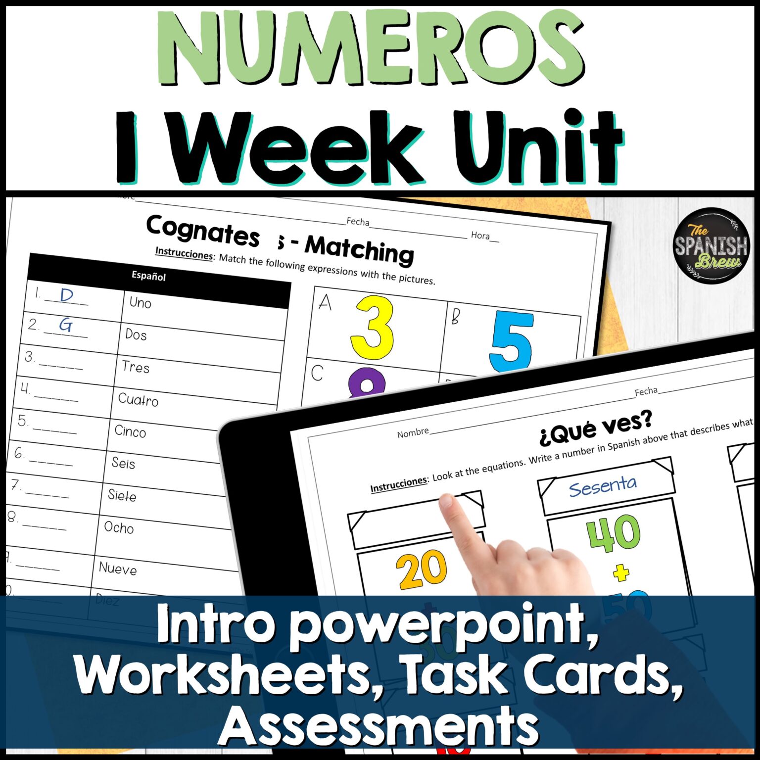 No-prep Activities to Teach Spanish Cardinal Numbers - The Spanish Brew