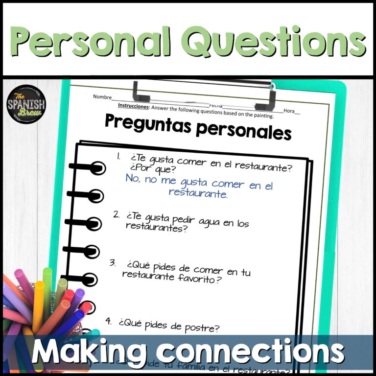 10 Fun Activities for Teaching Spanish Food Vocabulary - The Spanish Brew