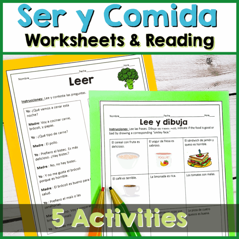 10 Fun Activities for Teaching Spanish Food Vocabulary - The Spanish Brew