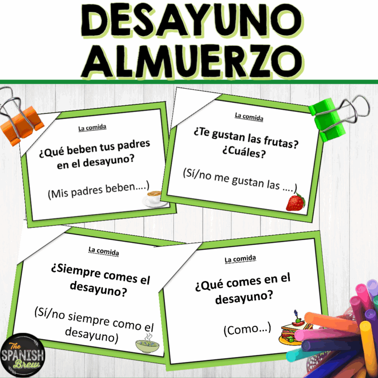 10 Fun Activities for Teaching Spanish Food Vocabulary - The Spanish Brew