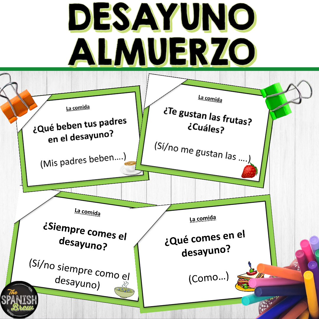10 Fun Activities for Teaching Spanish Food Vocabulary - The Spanish Brew