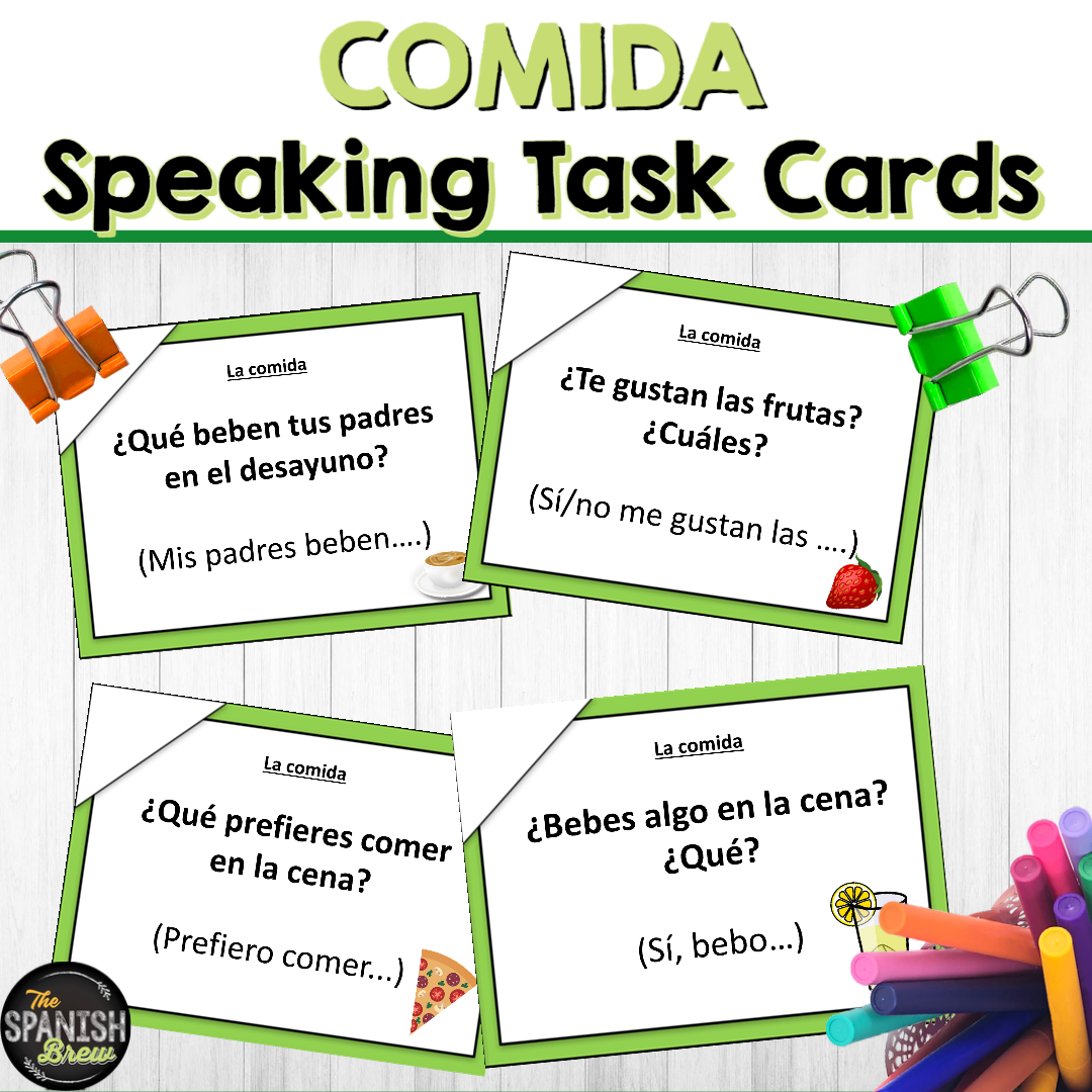 10 Fun Activities for Teaching Spanish Food Vocabulary - The Spanish Brew