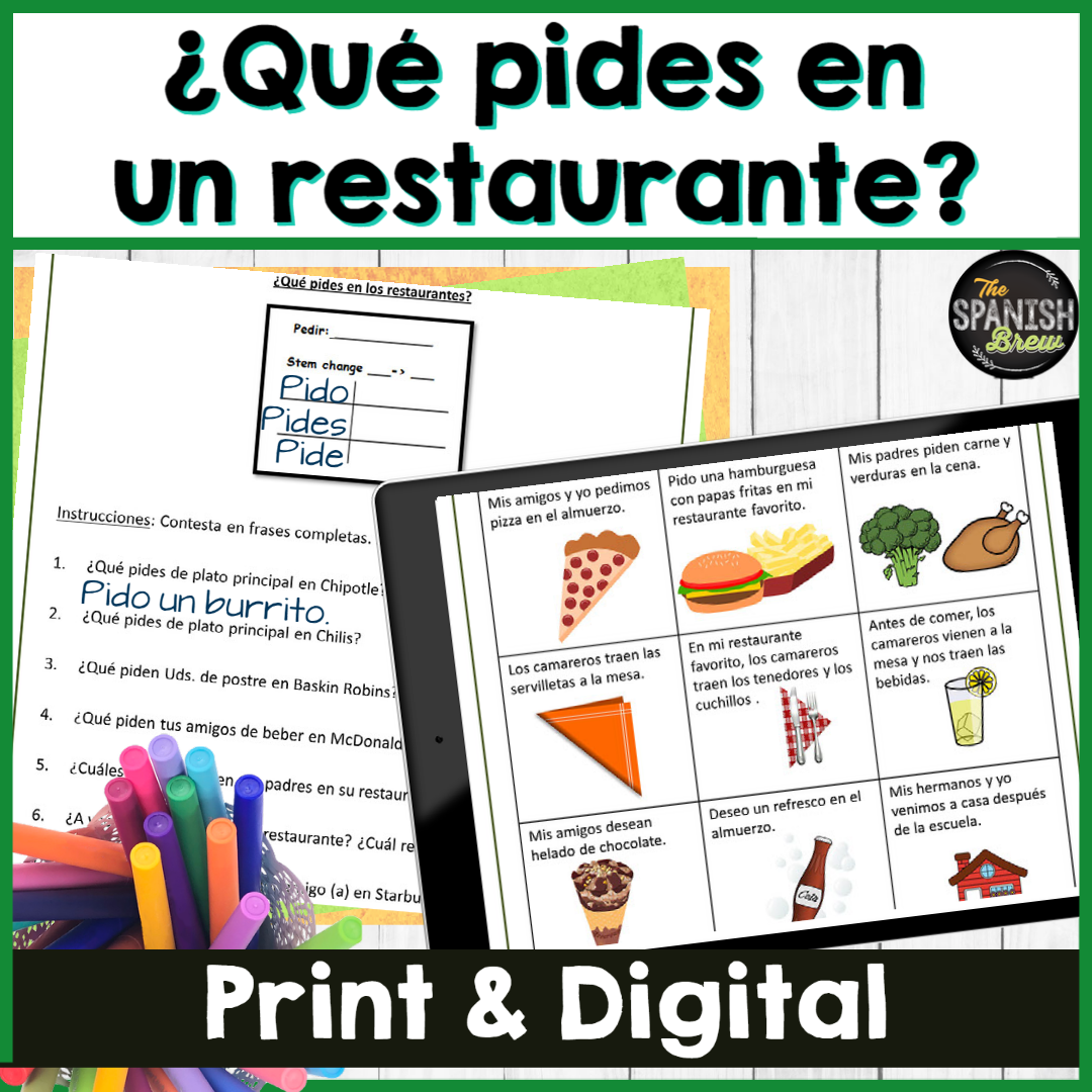 10 Fun Activities for Teaching Spanish Food Vocabulary - The Spanish Brew